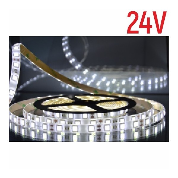 LED traka MLR-5050-60-24V 6500K 5m 24V 8W 60d IP65