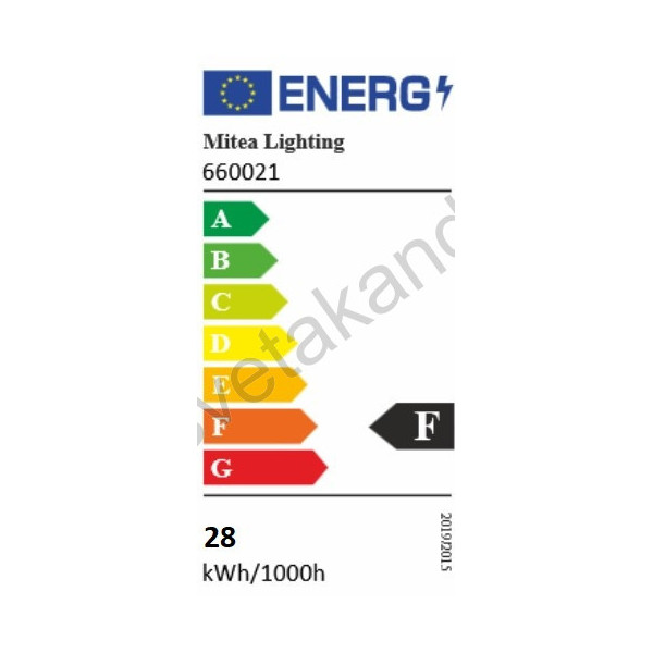 LED plafonjera M205512-A 28W 3000-6500K zlatna